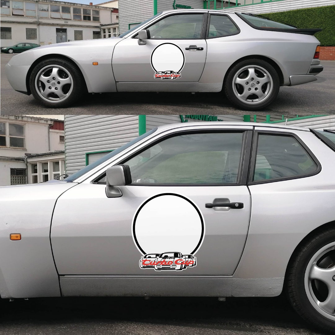Monomer Sticker: Porsche 944 Turbo Cup Doors Number Vintage Black ...