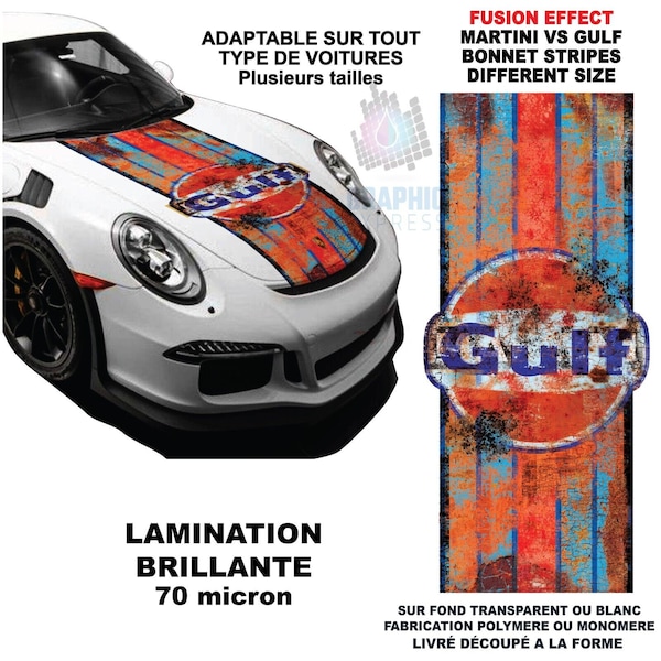 Gulf Racing Stickers - Etsy