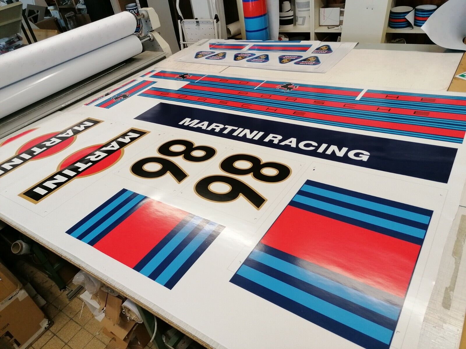 Porsche 924 & 944 Martini Racing Le Mans Stripe + Race Number of Your ...