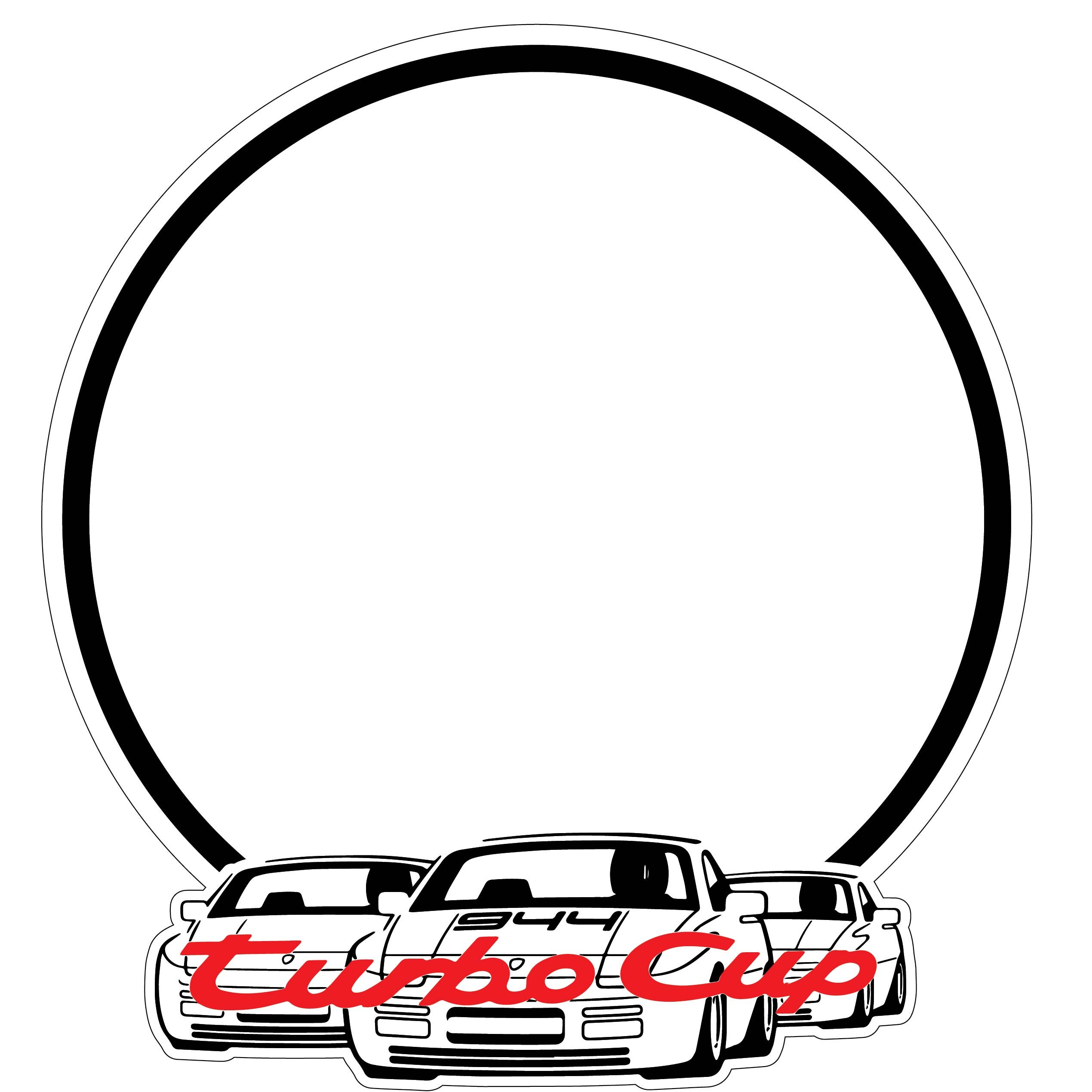 Polymer Sticker: Porsche 944 Turbo Cup Doors Number Vintage Black ...