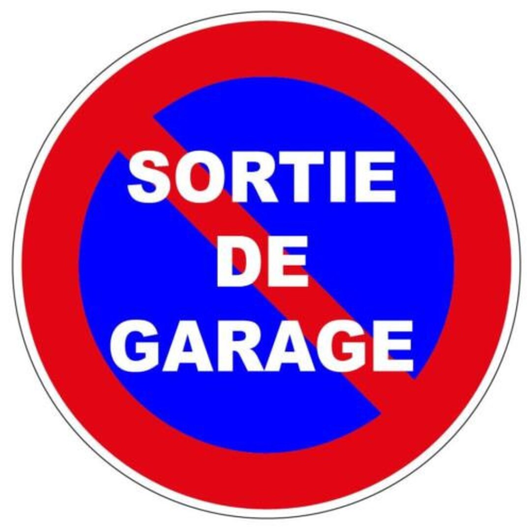 Garage Exit - No Parking Sticker - No Parking Exit for Vehicles Is01 - Etsy