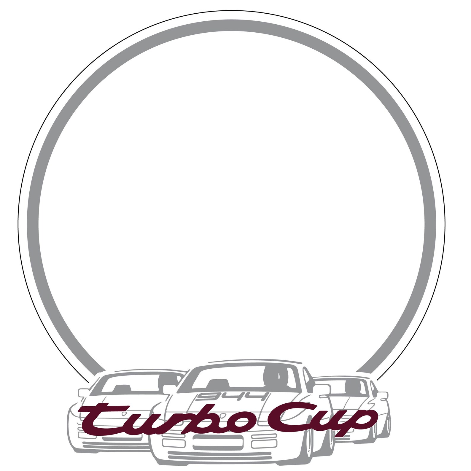 Polymer Sticker: Porsche 944 Turbo Cup Doors Number Vintage Black ...