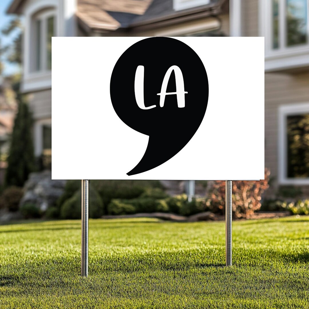 Comma La Yard Sign,kamala Harris Yard Signs,harris Walz 2024,kamala ...