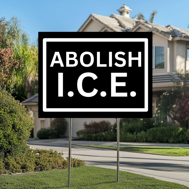 Ice Protest Sign - Etsy