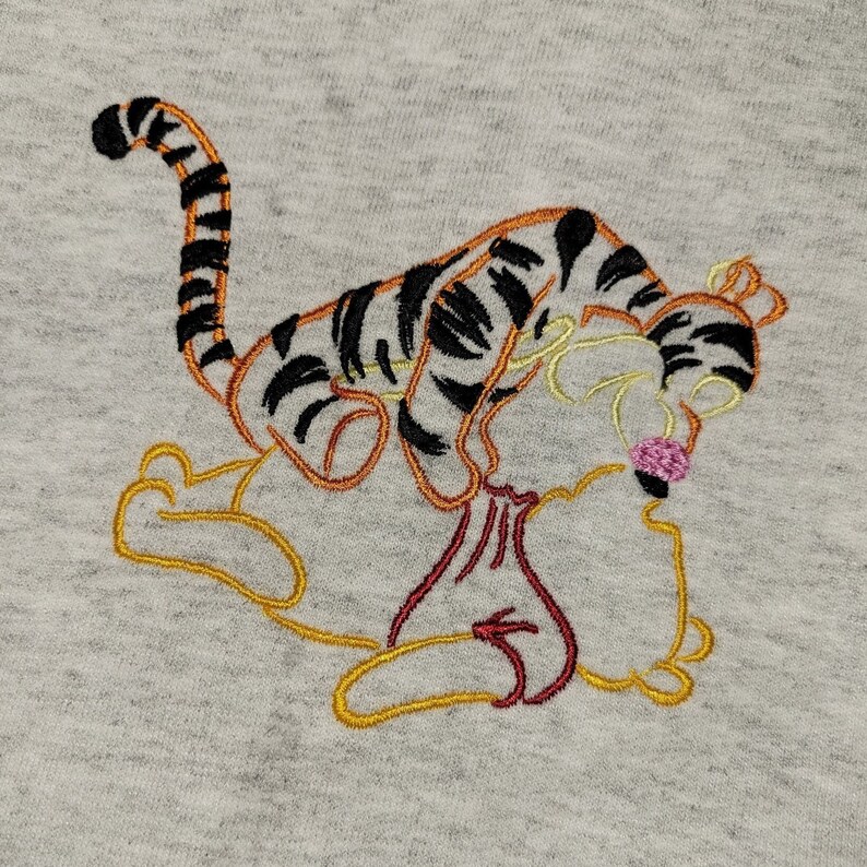 Tigger Pouncing Pooh, Tigger Inspired Sweatshirt, Disney Inspired ...