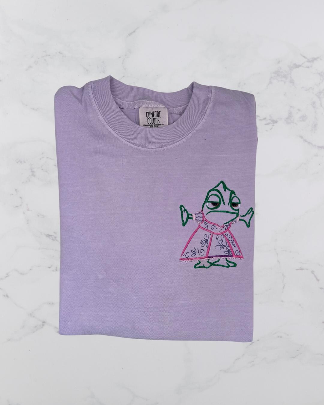 Princess Chameleon Sidekick: Pascal Machine Embroidery - Etsy