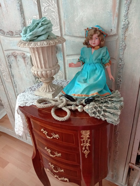 Antique Doll Fad With Wire Rod Boudoir Doll Marotte With Ball | Etsy