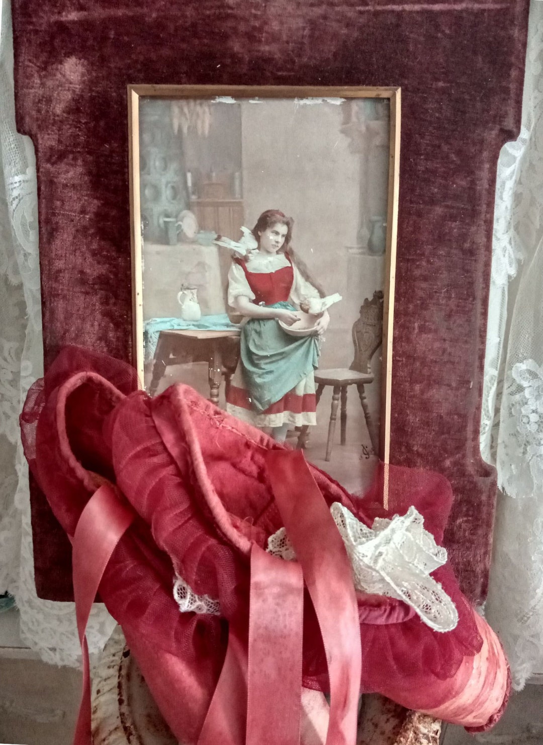 Brocante Noble Ballet Shoes Pointe Shoes From the Musical "the Red ...