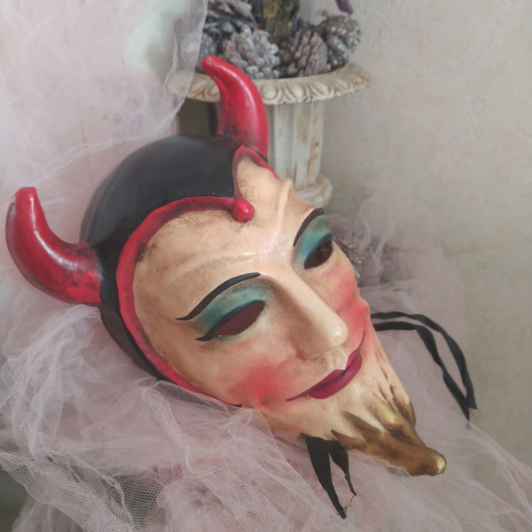 Paper Mache Devil - Etsy