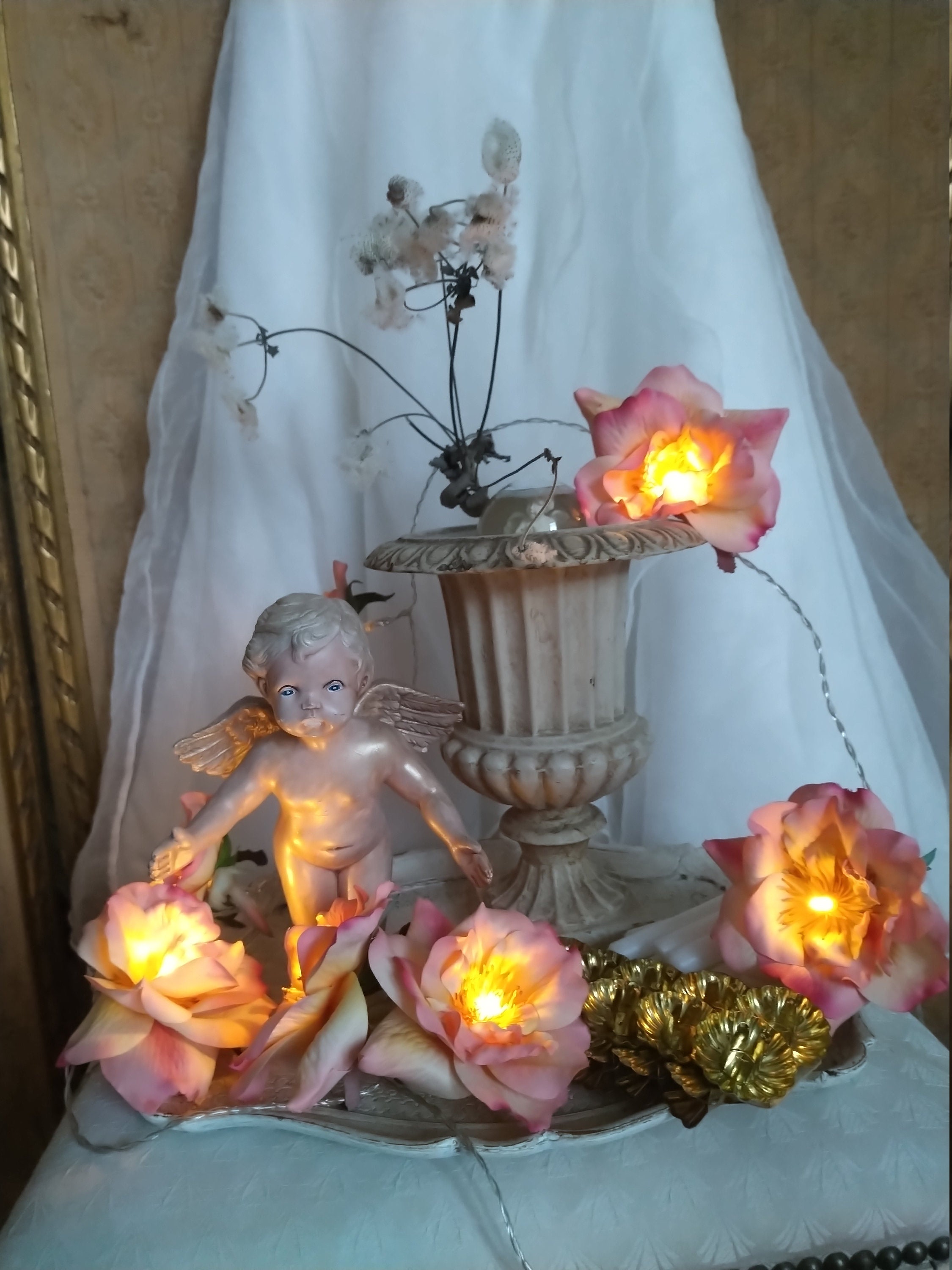 Vintage Putti Angel Cupid Old Plaster Modeling With Wings | Etsy