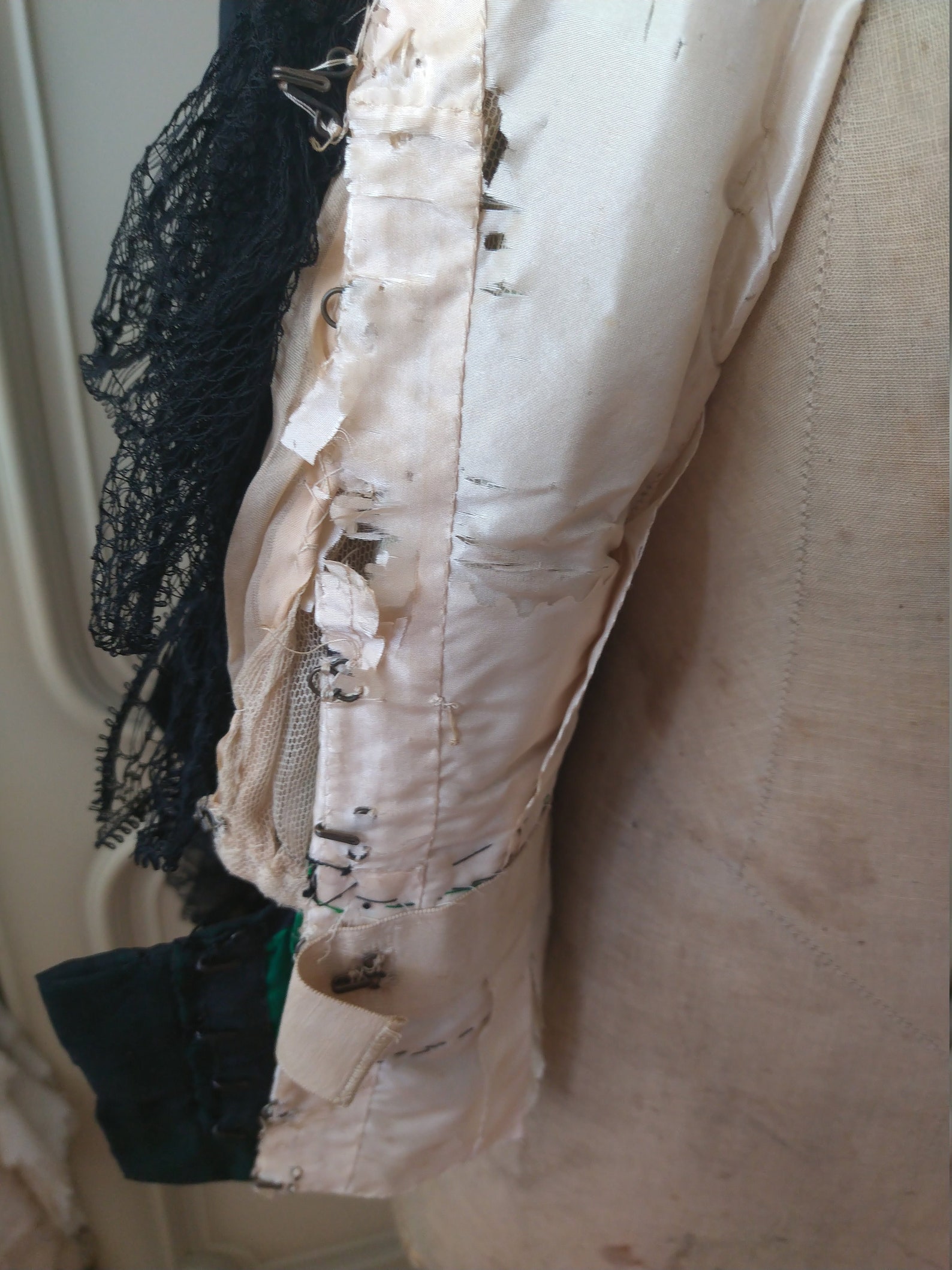 Antique France Victorian Bodice Bodice Corsages Blouse Lace Around 1880 ...