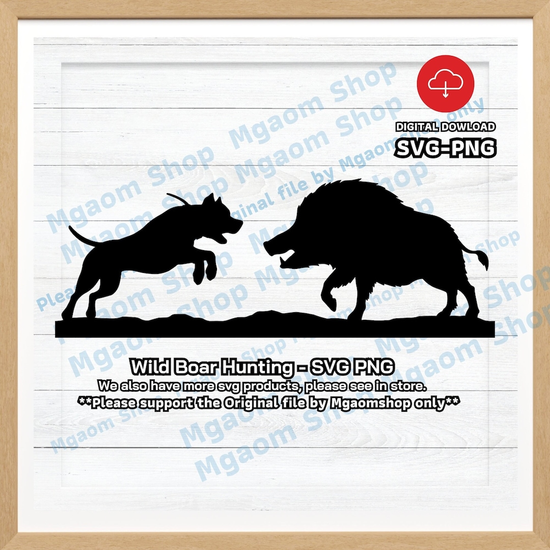 Wild Boar Hunting Svg, Dogo Argentino Svg, Hunting SVG, Hog Hunitng Svg ...