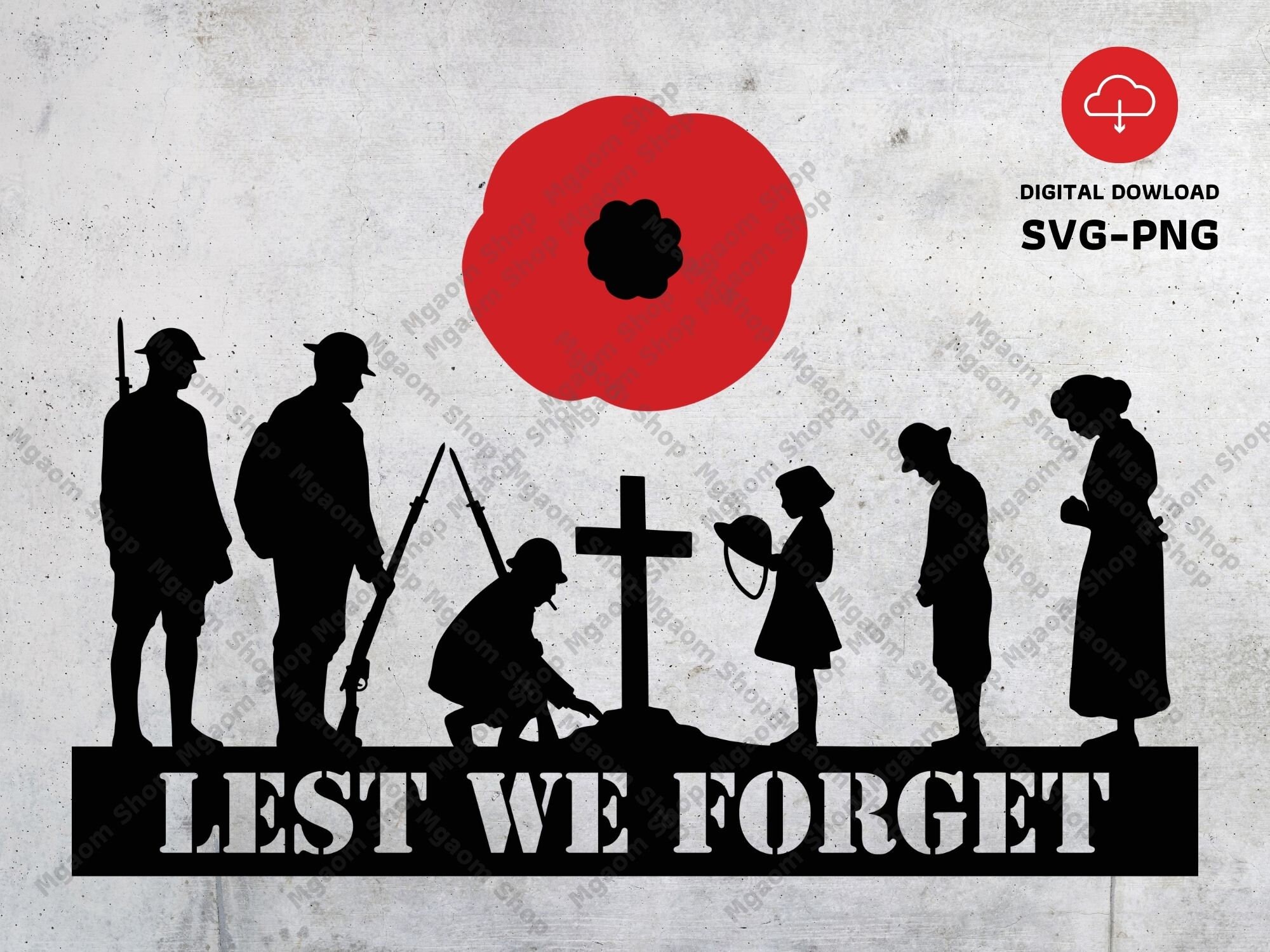 Remembrance Day SVG file Svg DIY and decorate for your idea | Etsy