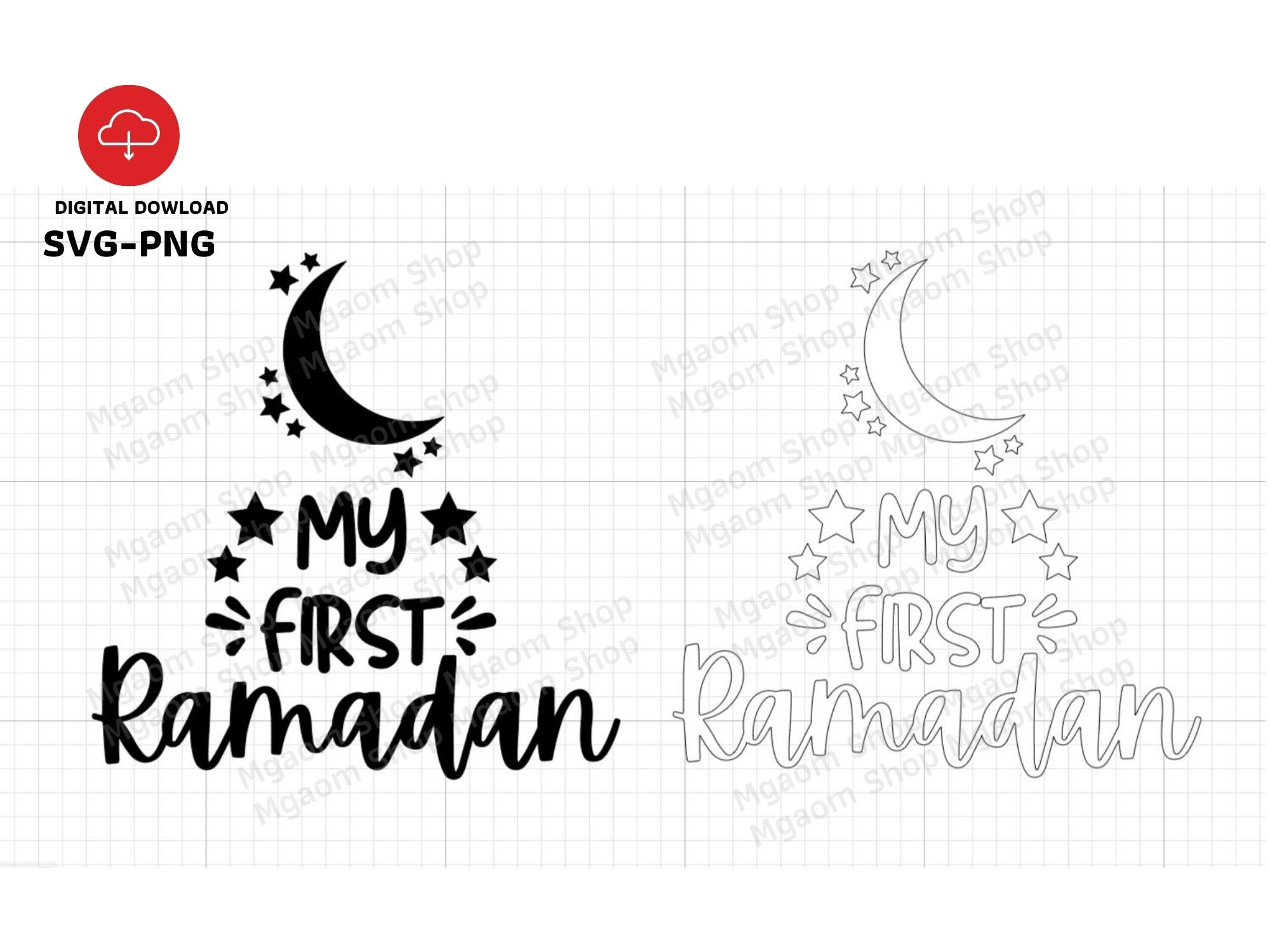 My First Ramadan SVG Baby First Eid Ramadan SVG File - Etsy