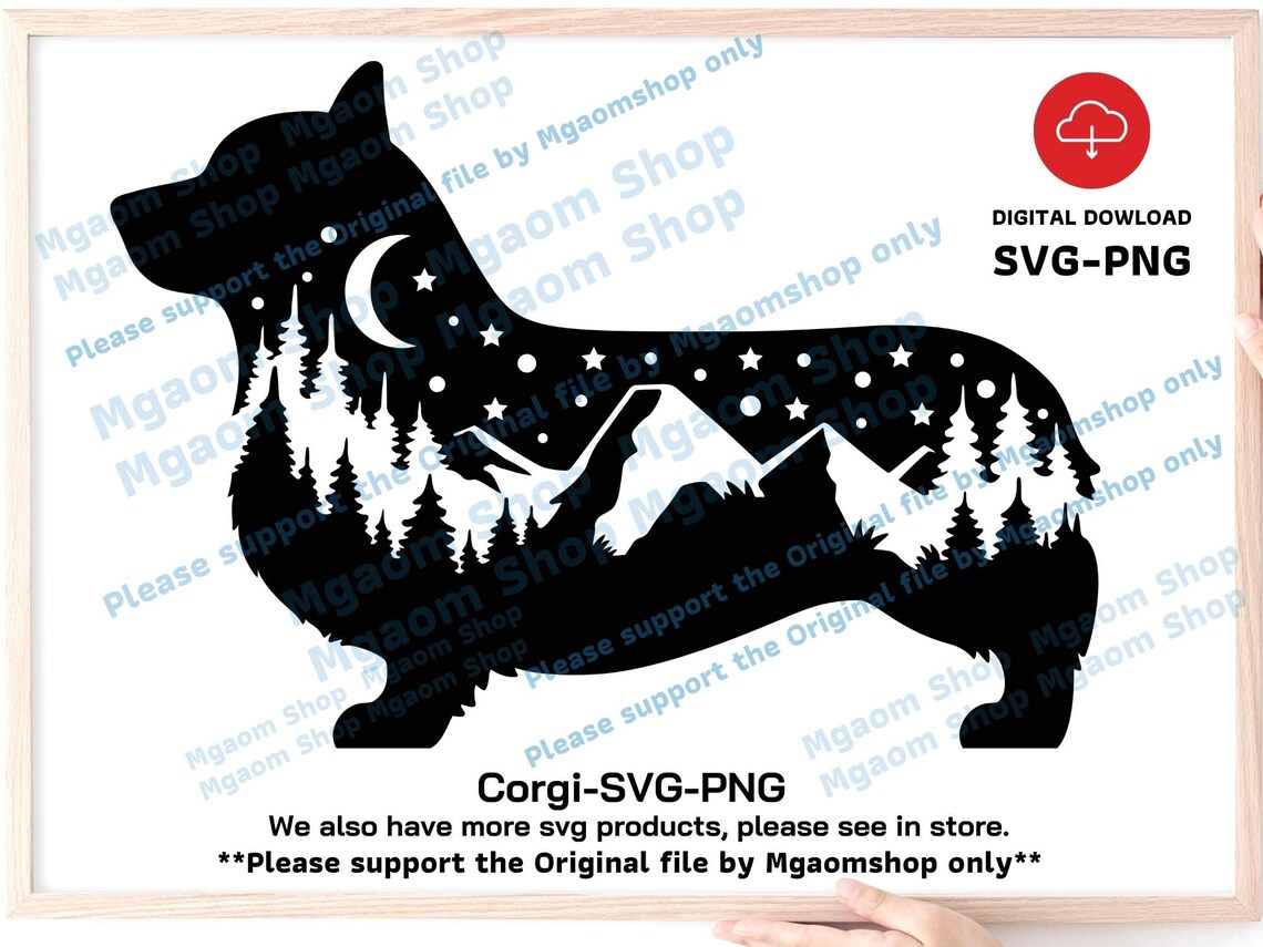Corgi SVG Corgi Dog SVG Corgi Nature Scene Svg Dog Svg - Etsy