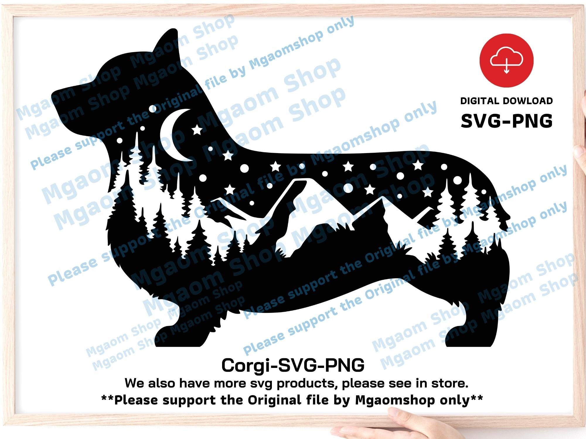 Corgi SVG Corgi Dog SVG Corgi Nature Scene Svg Dog Svg - Etsy