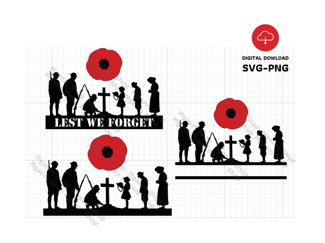 Remembrance Day SVG File Svg DIY and Decorate for Your Idea - Etsy UK