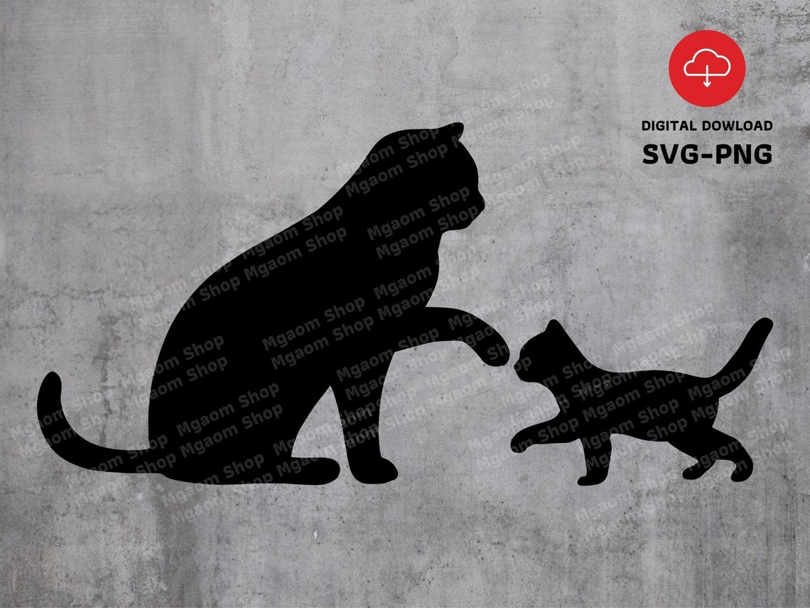 8 File Mama and Her Baby Animals Mama Animals Svg Mom and - Etsy