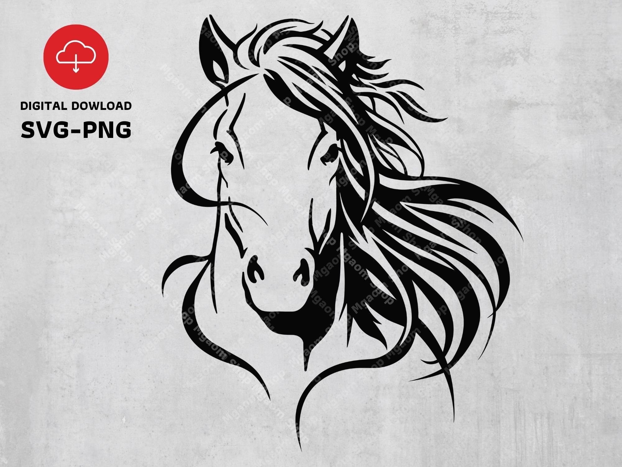 Horse Head SVG Horse SVG Horse Drawing SVG Graceful Horse - Etsy UK