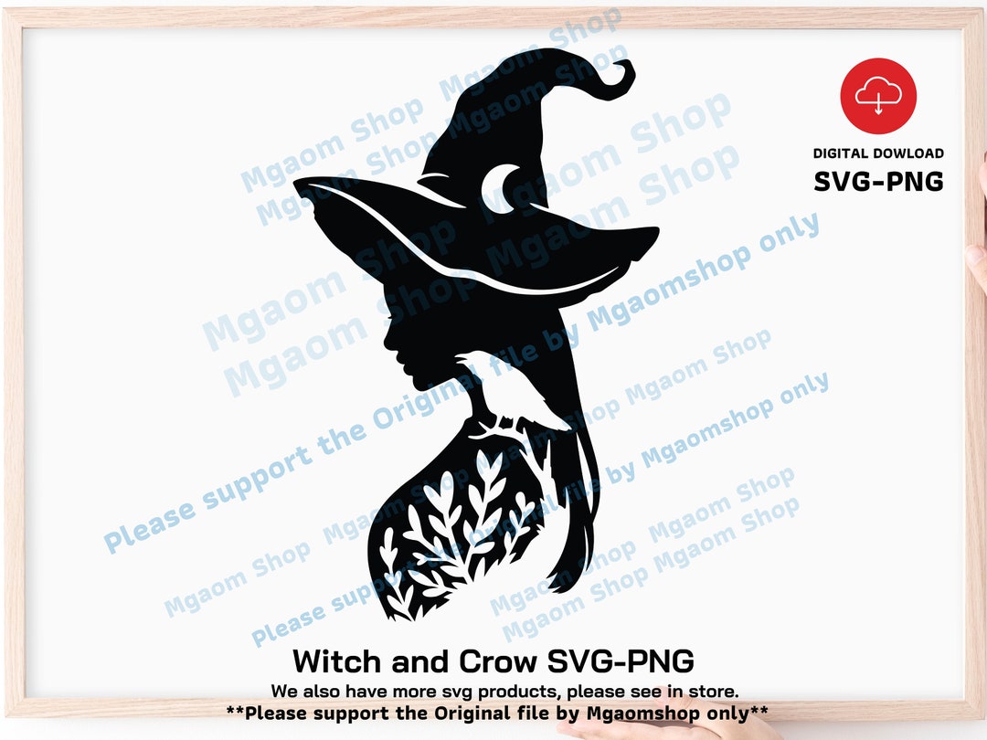 Witch Svg, Halloween Svg, Witches Svg, Witch and Crow Svg, Svg for ...