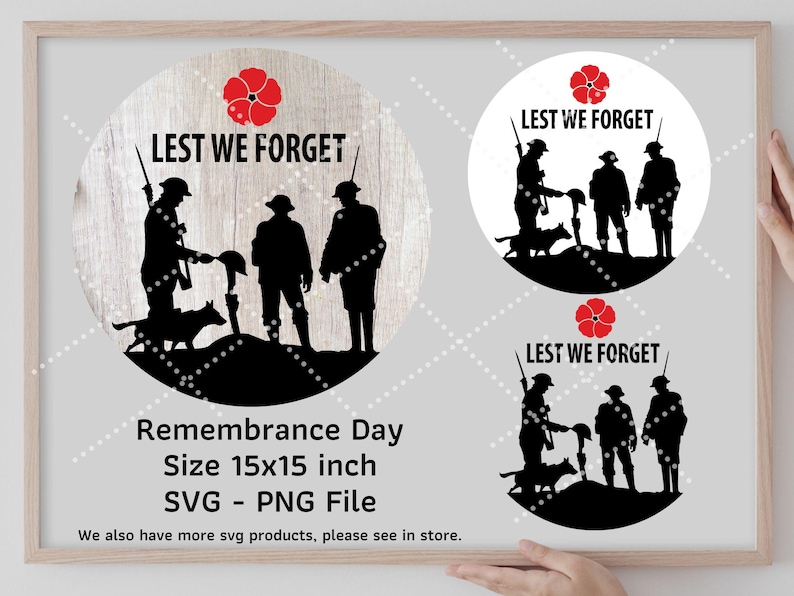 Archivo SVG PNG del Día del Recuerdo, SVG DIY y decoración para tu idea ...