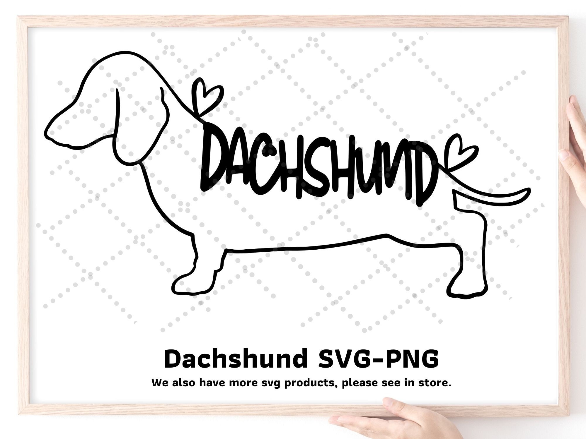 Dachshund SVG New Dachshund SVG file flower dachshund svg | Etsy