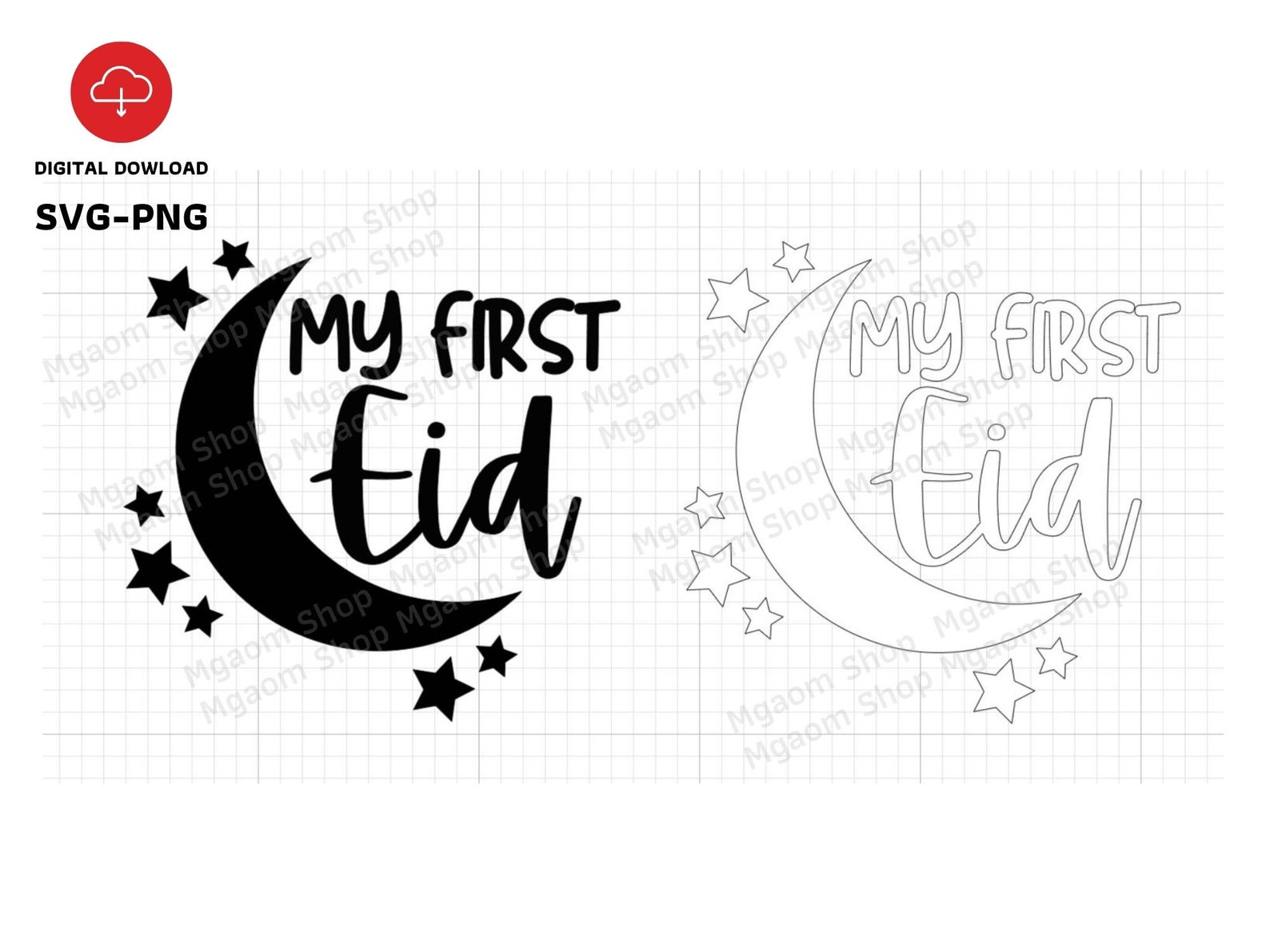 My First Eid svg Baby first Eid Ramadan SVG file | Etsy