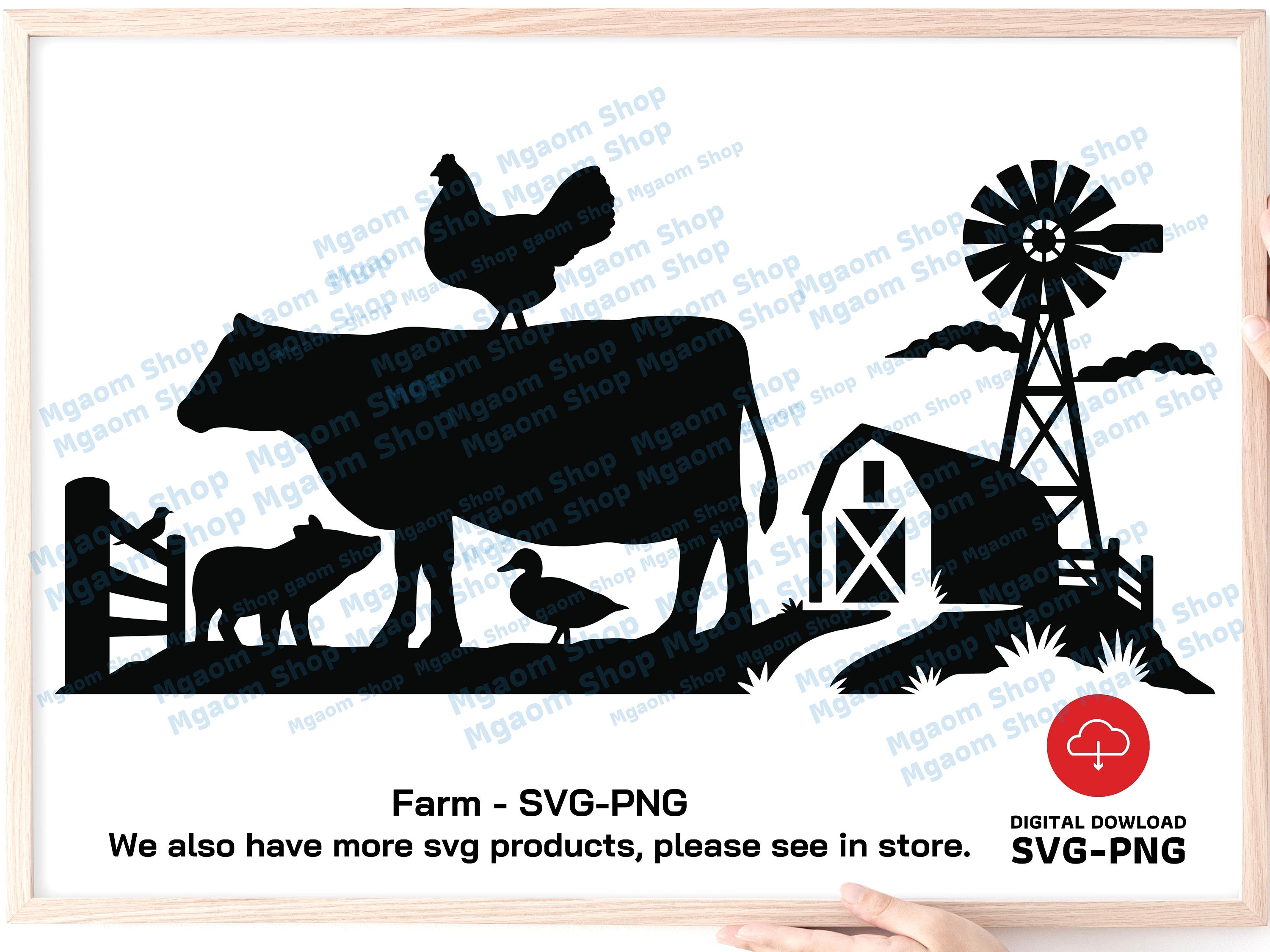 Farm Svg Family Farm Svg Barn Svg Farm Scene Svg Farm - Etsy
