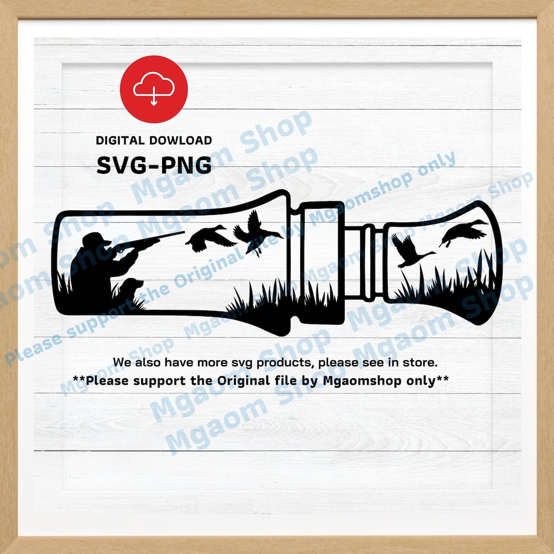 Duck Hunting Svg, Duck Call Svg, Duck Hunting Scene Svg, Duck Hunter ...