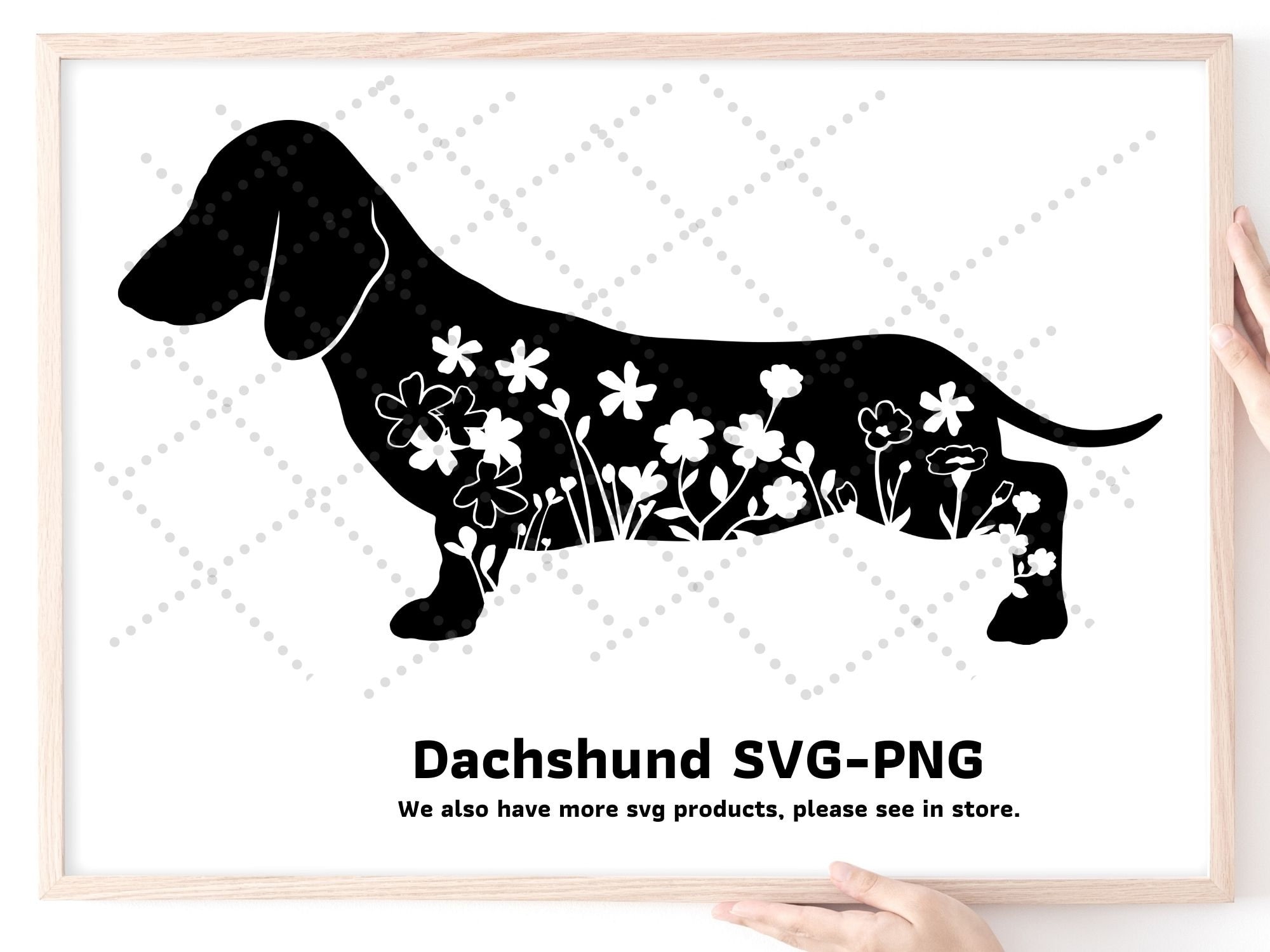 Dachshund SVG New Dachshund SVG File Flower Dachshund Svg | Etsy