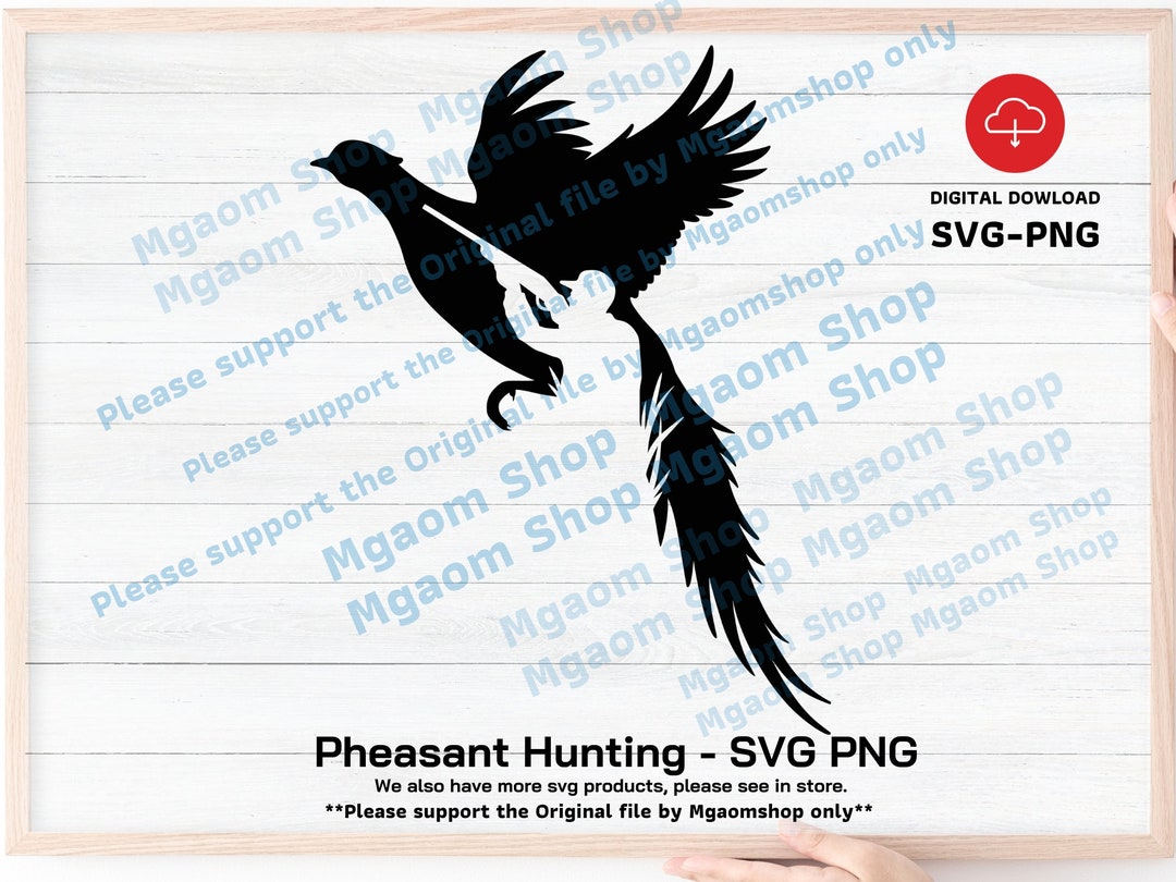 Pheasant Hunting Svg, Pheasant Svg, Pheasant Flying Svg, Hunting Svg ...