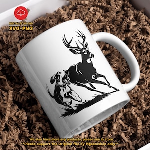 Hound Running Deer SVG: Hunting Dog Vector (digital Download) - Etsy