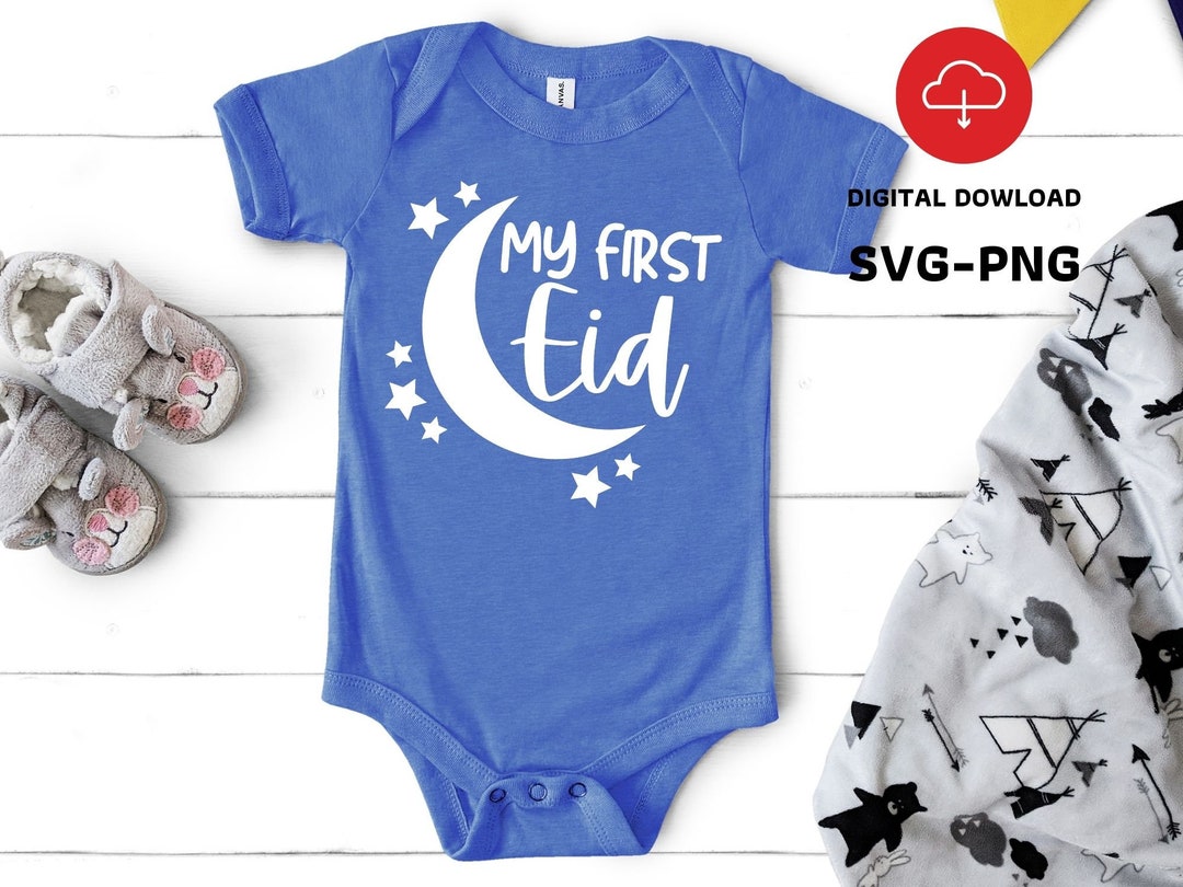 My First Eid Svg , Baby First Eid, Ramadan SVG File - Etsy