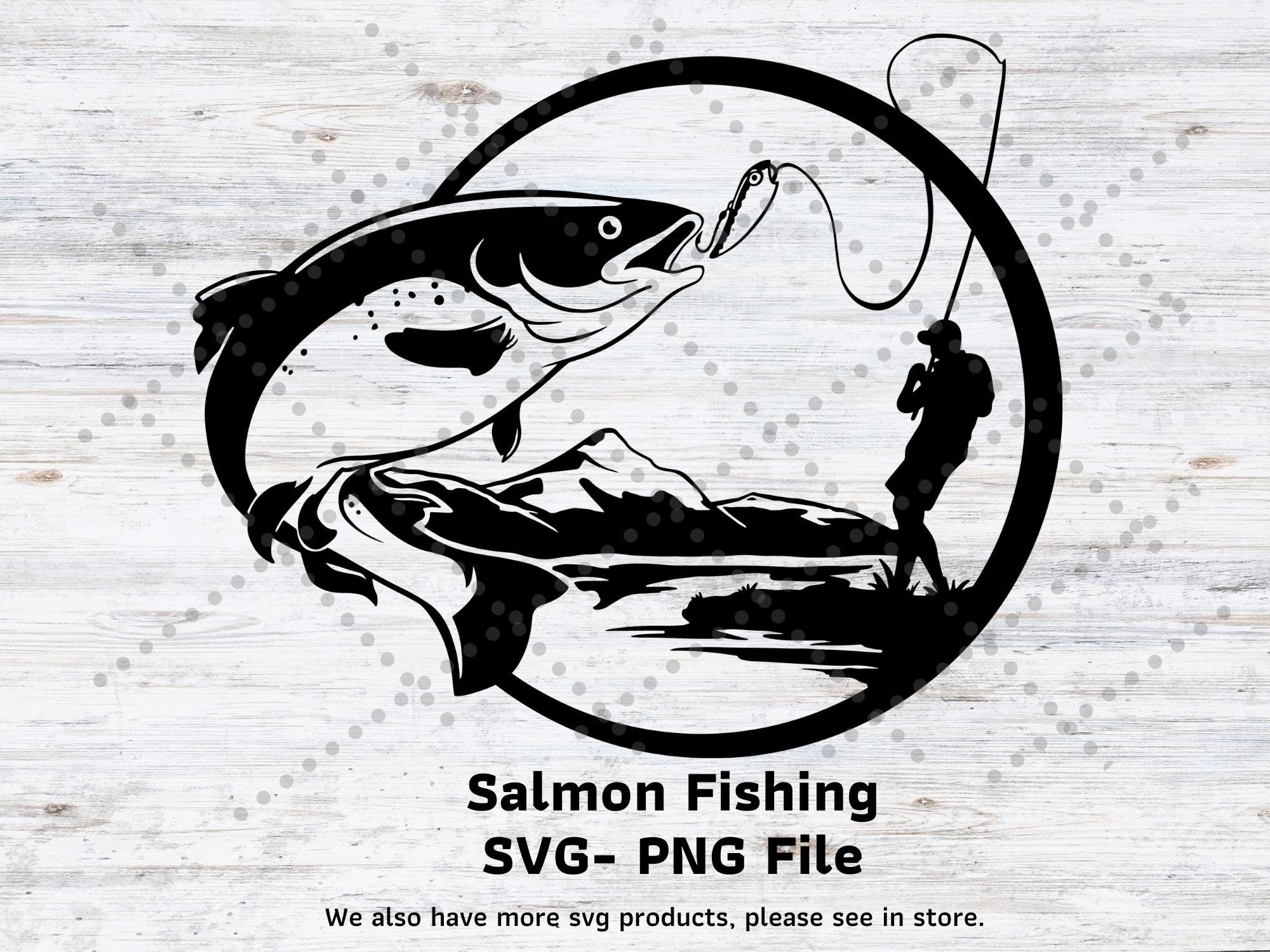 Salmon Fish Silhouette