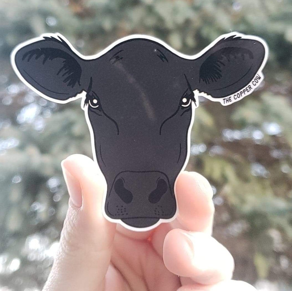 Cattle Head Stickers : Cow Head Stickers - Etsy