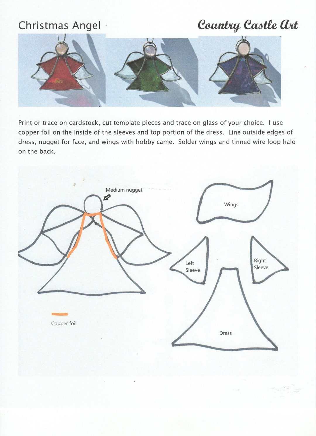 Angel Ornament Pattern - Etsy