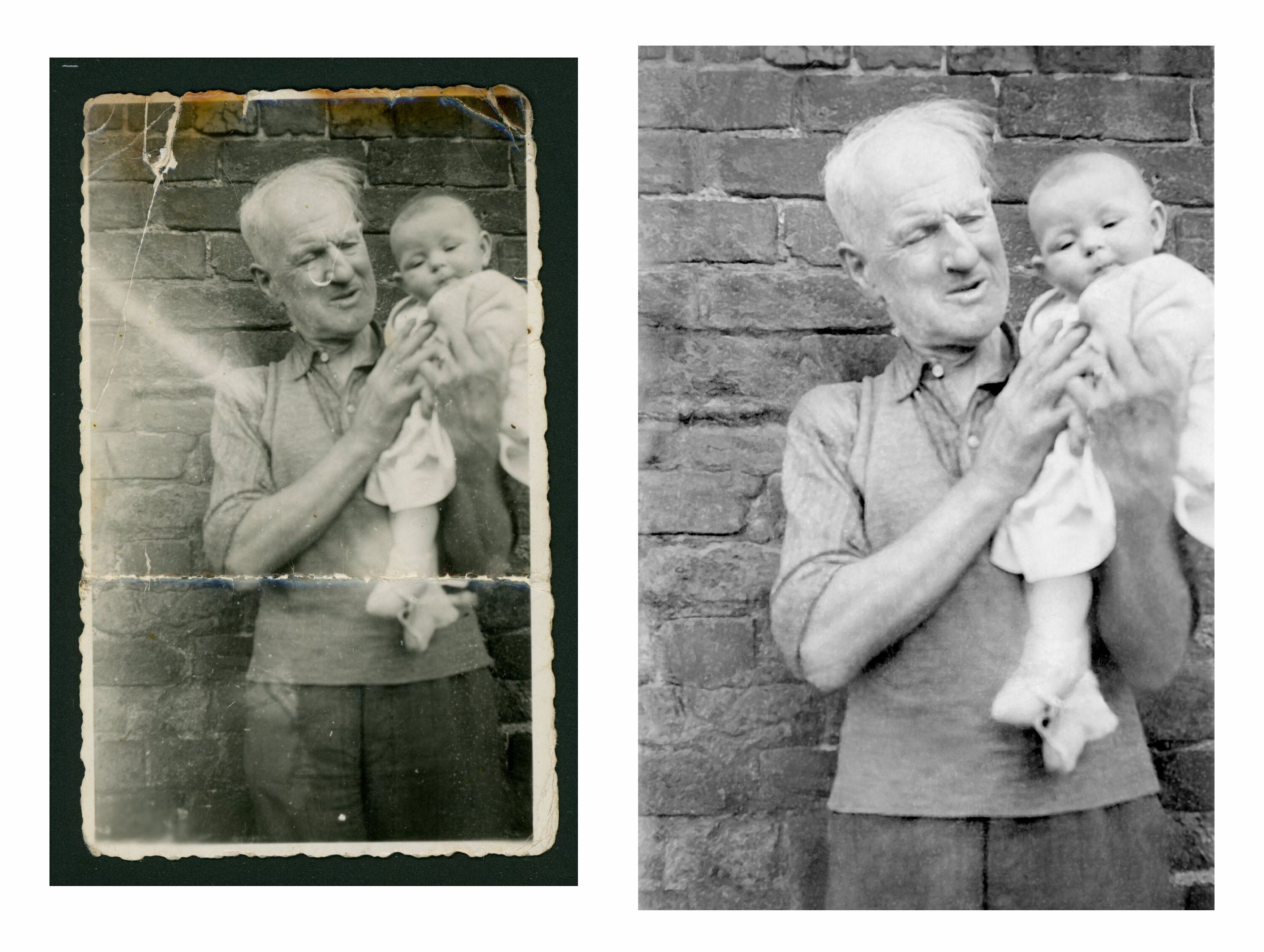Restoration and Repair of Old Photos, Moderate Damage - Etsy