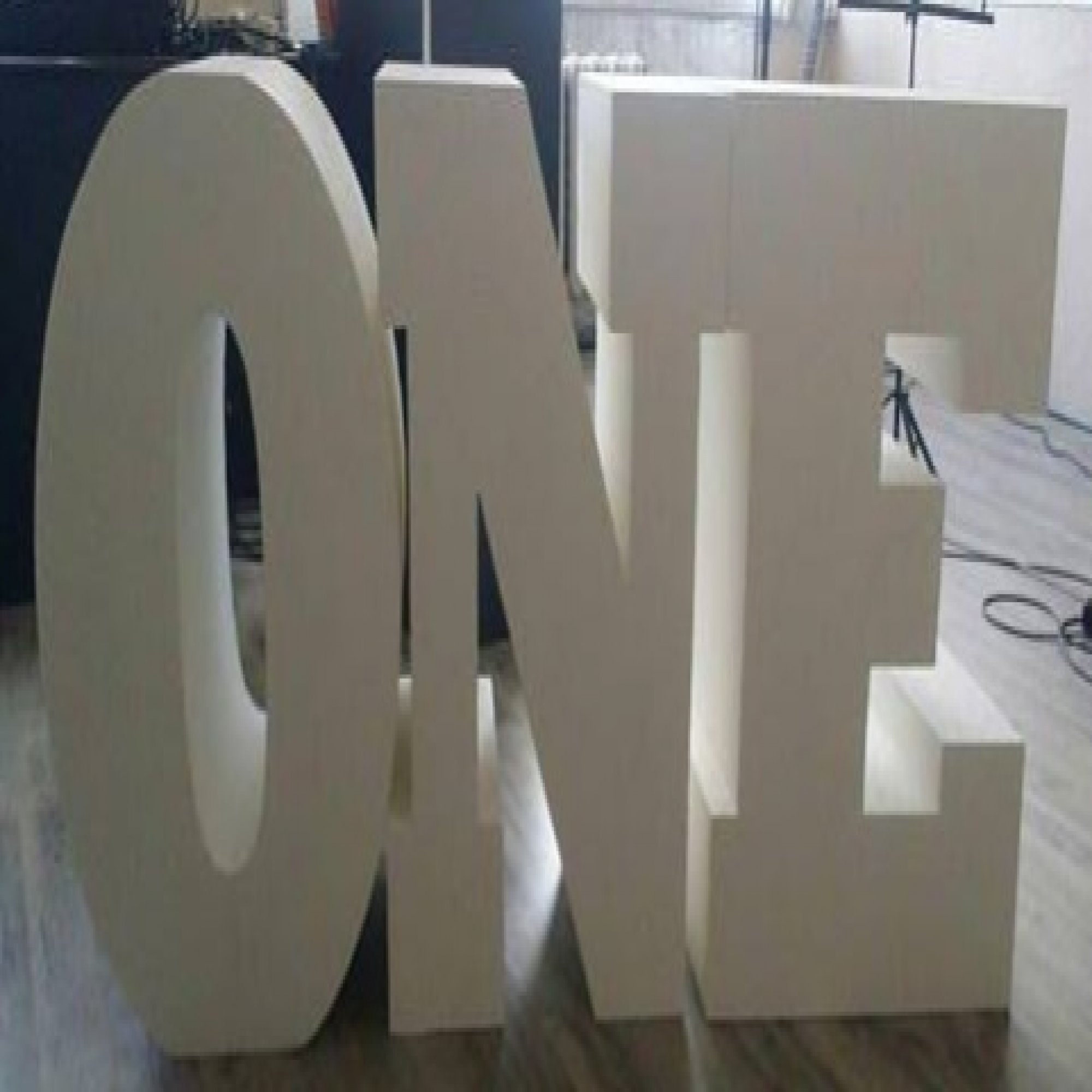 Giant 3D (3 ) Foam Letters Free Shipping for Occasions, Table Top ...
