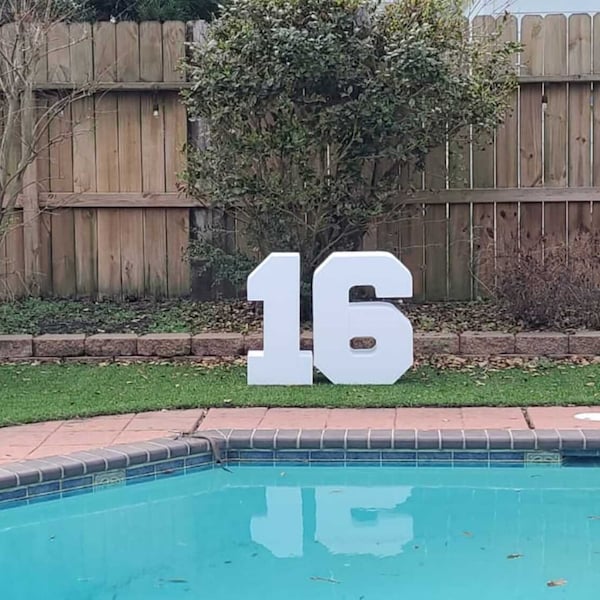 Giant Numbers - Etsy