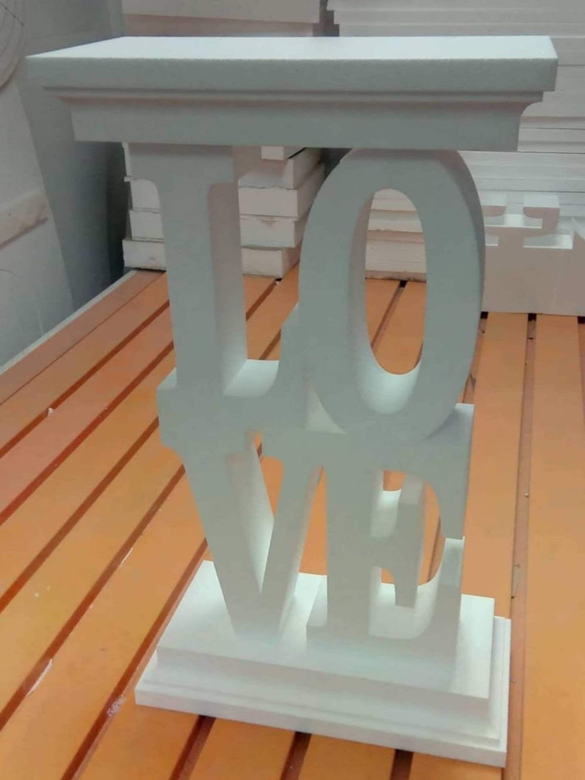 Giant Foam Love Symbol Free Standing Made From High Density EPS - Etsy