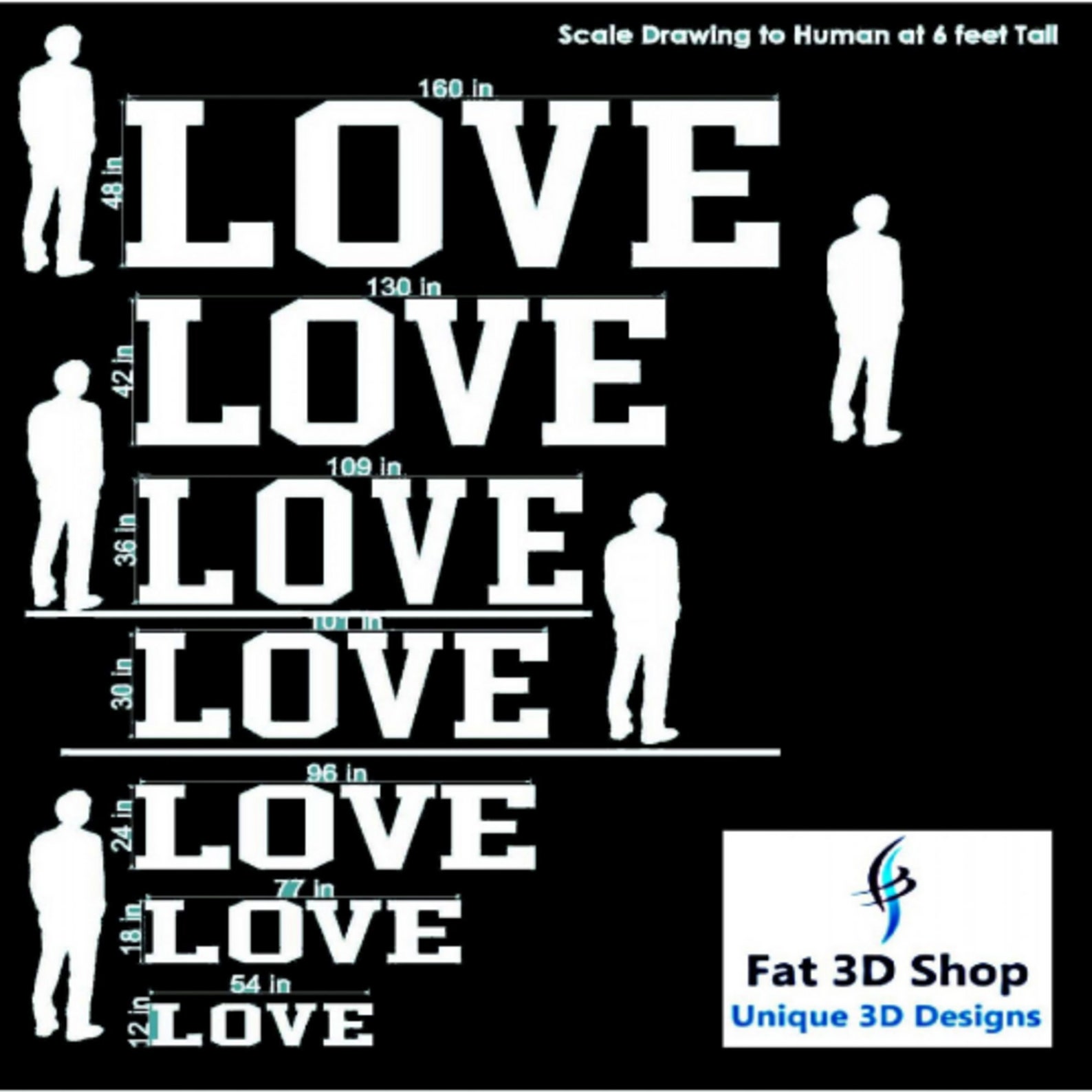 Giant Foam Love Symbol Free Standing Made From High Density EPS - Etsy