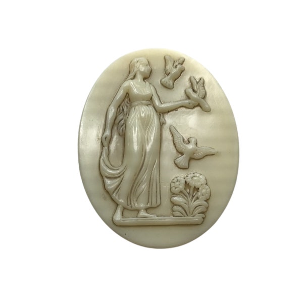 Ivory Cameo - Etsy