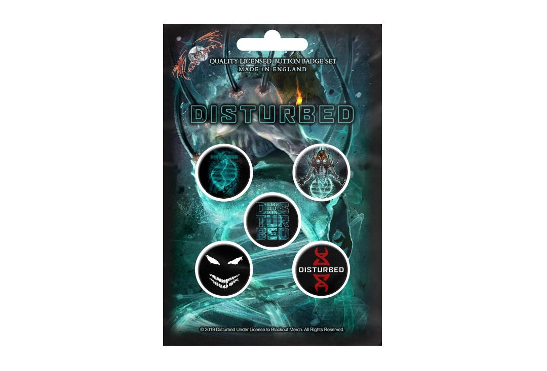 Disturbed Evolution DNA Collectors Pin Badge Set Brand - Etsy