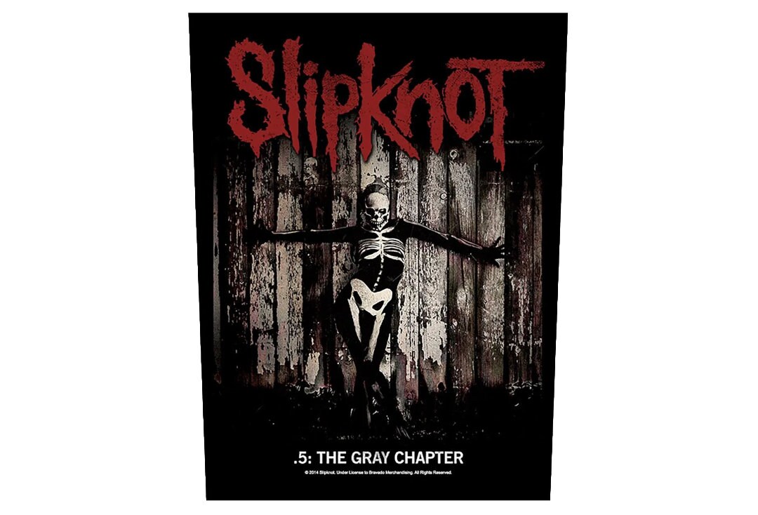 Slipknot the Gray Chapter Printed Sew on Back Patch Brand New/rare ...