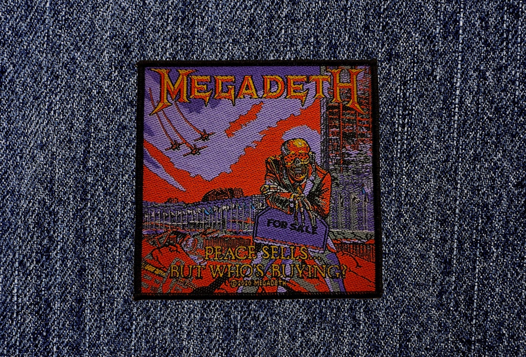 Megadeth Peace Sells Woven Sew on Patch Brand New/rare/official - Etsy