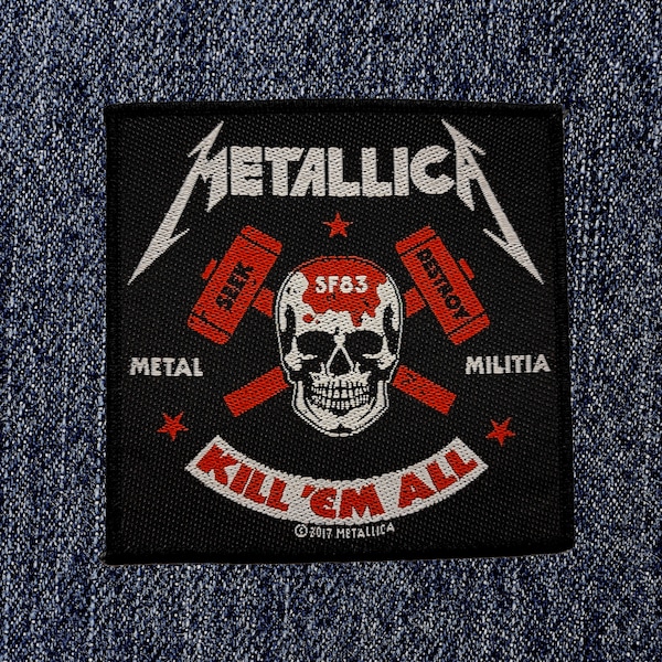 Metal Band Patches - Etsy