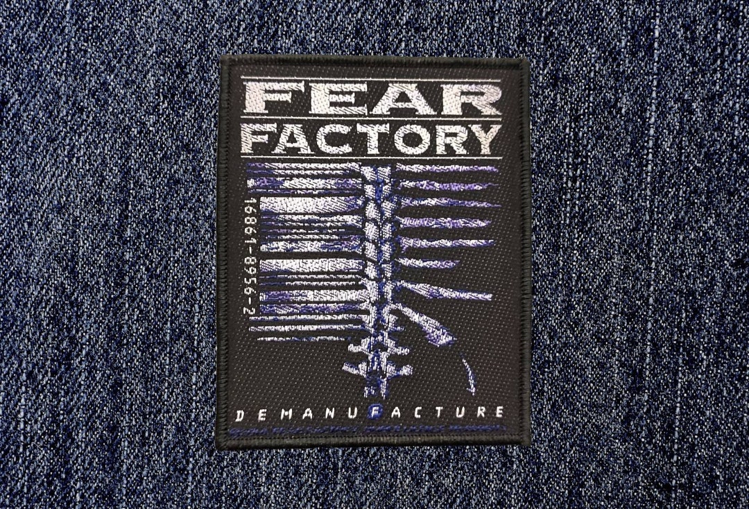 Fear Factory Demanufacture Woven Sew on Patch Brand New/rare/official ...