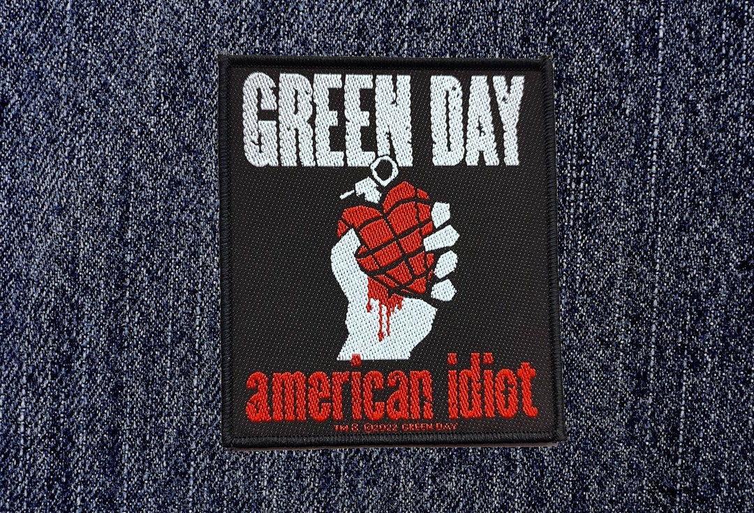 Green Day American Idiot Woven Sew on Patch Brand New/official/rare - Etsy