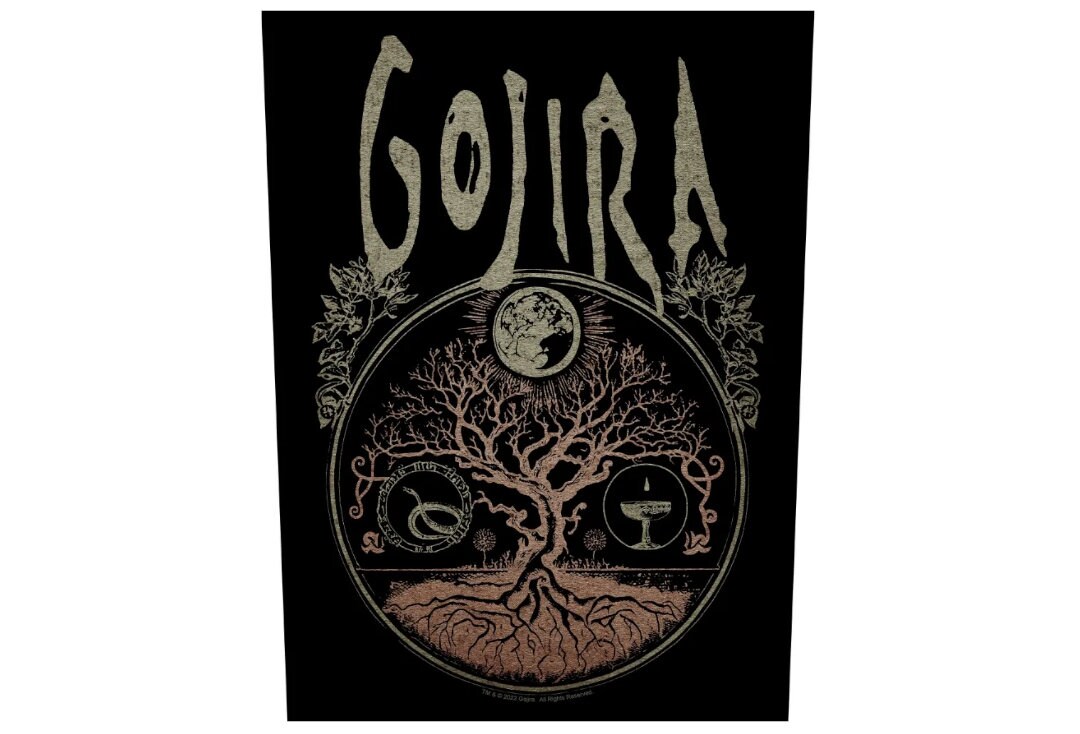 Gojira Tree of Life Printed Sew on Back Patch brand New/ Rare/official ...