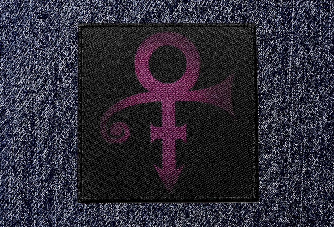 Prince Hexagonally Textured Symbol Printed Sew-on Patch Brand New ...